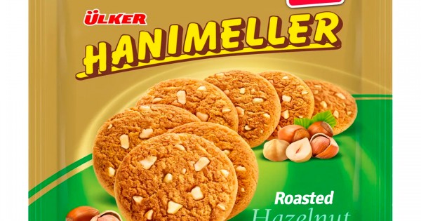 Ülker Hanımeller Kızarmış Fındıklı Bisküvi 3lü Paket 246 Gr