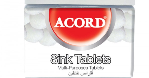 Acord Toilet Sink Tablets 100g - 0THERS