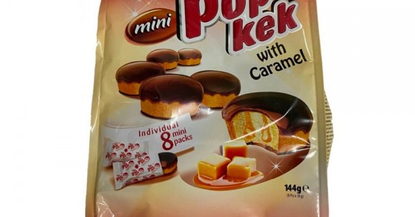 Eti 8 Mini Packs With Caramel Flavored Pop Kek - ETİ