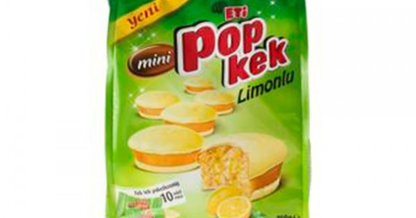 Eti Pop Kek 8 Mini Pcs With Lemon Individual - ETİ