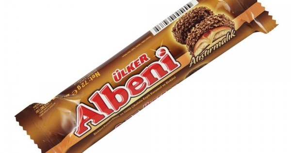 Ulker Albeni Biscuits With Caramel Covered In Milk Chocolate And ...