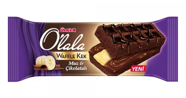 Ulker Olala 70 G Waffle Cake With Banana And Chocolate - ÜLKER